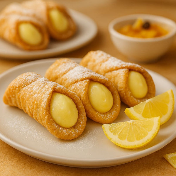 Lemon Cream Sicilian Cannoli – Box of 9 | Affetto Italiano